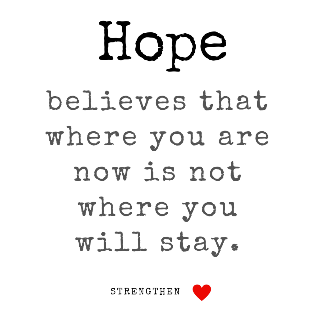 The Hope Collective - 8 ways to increase hope - Strengthen Consultancy